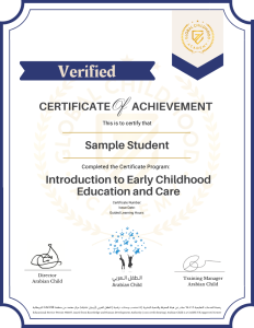 Introduction to Early Childhood Education & Care Certificate - Arabian ...